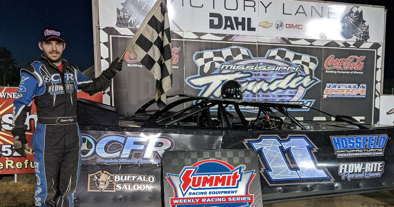 United States Racing Association | Schott strolls into victory lane ...