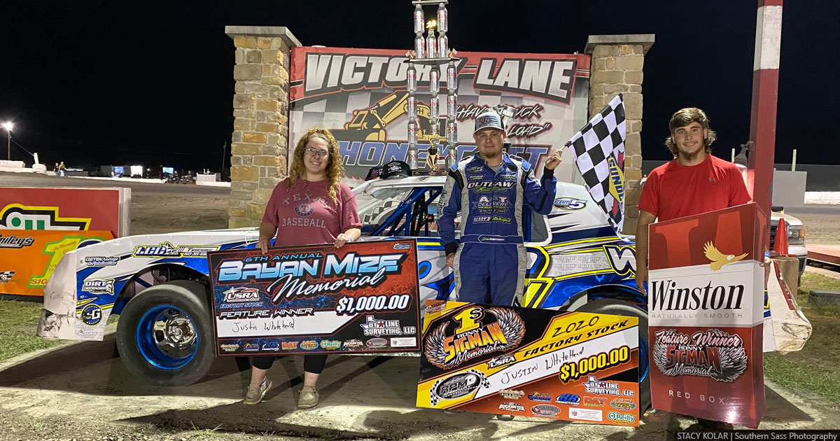 United States Racing Association | Dunn, Whitehead, Westover, Riojas ...