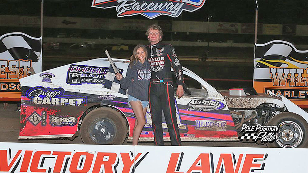 United States Racing Association | West Texas Raceway checkers wave for ...