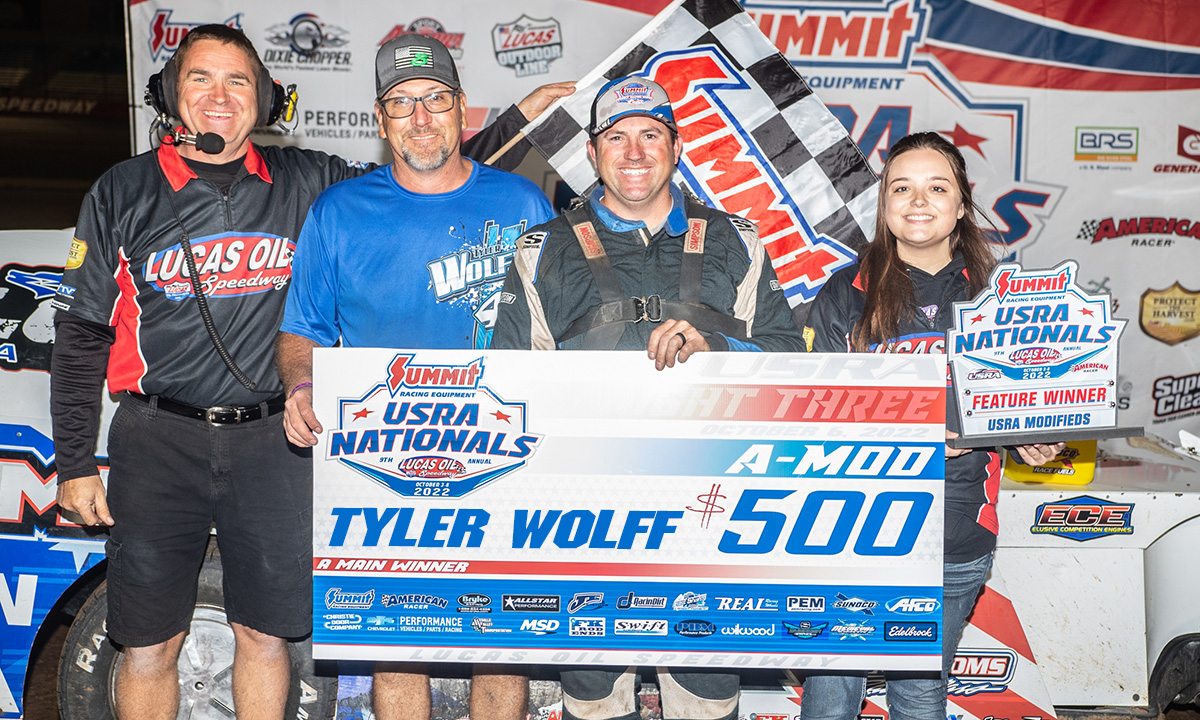 United States Racing Association | Wolff, Thornton, Gillmore, Nelson ...