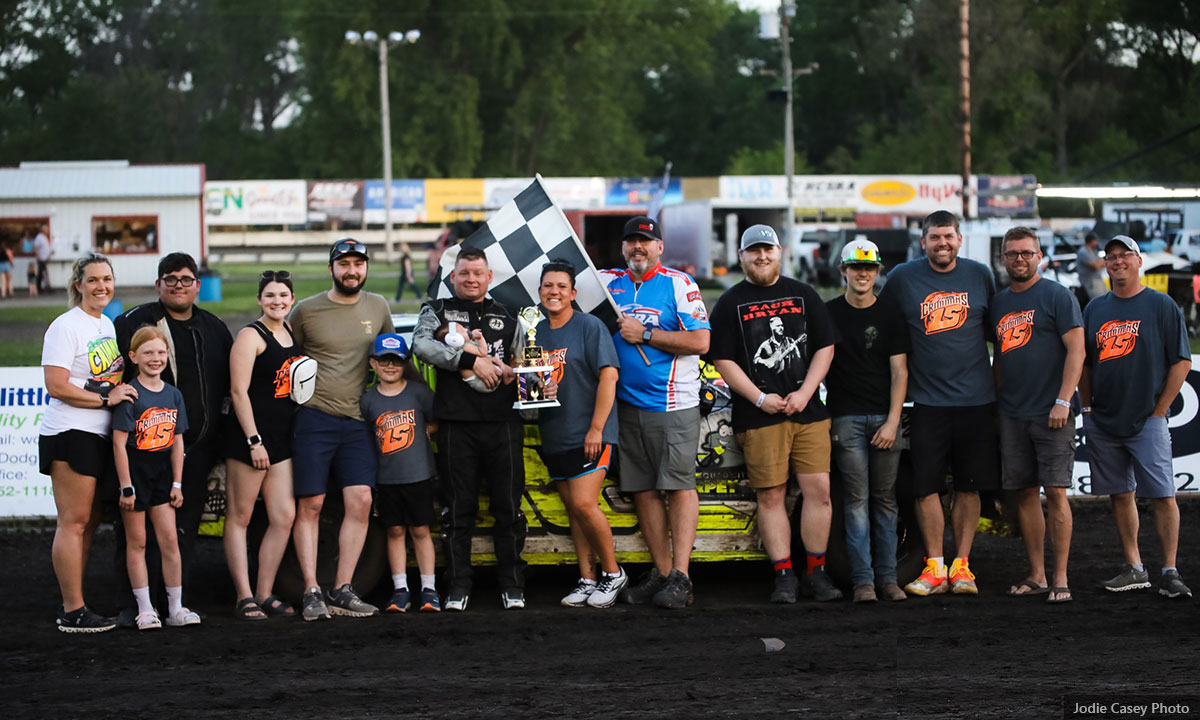 Hamilton County Speedway - Two Crimmins collect wins in Webster City