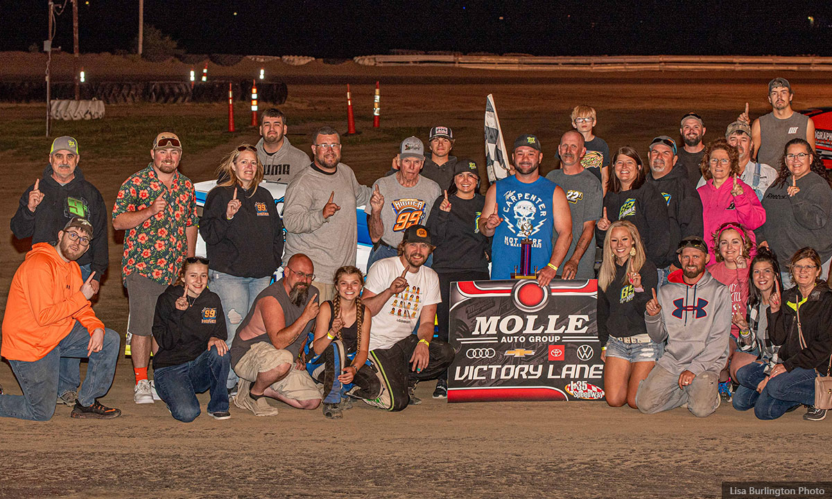 United States Racing Association | Hibner, Hanes, Leathers victorious ...