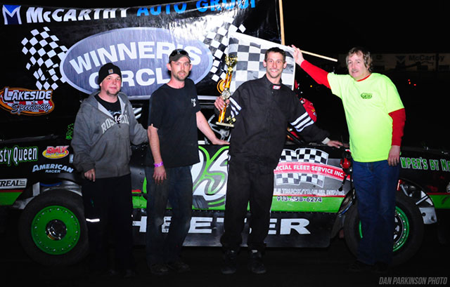 Karrick, Smith, Heeter blast to wins at Lakeside Speedway